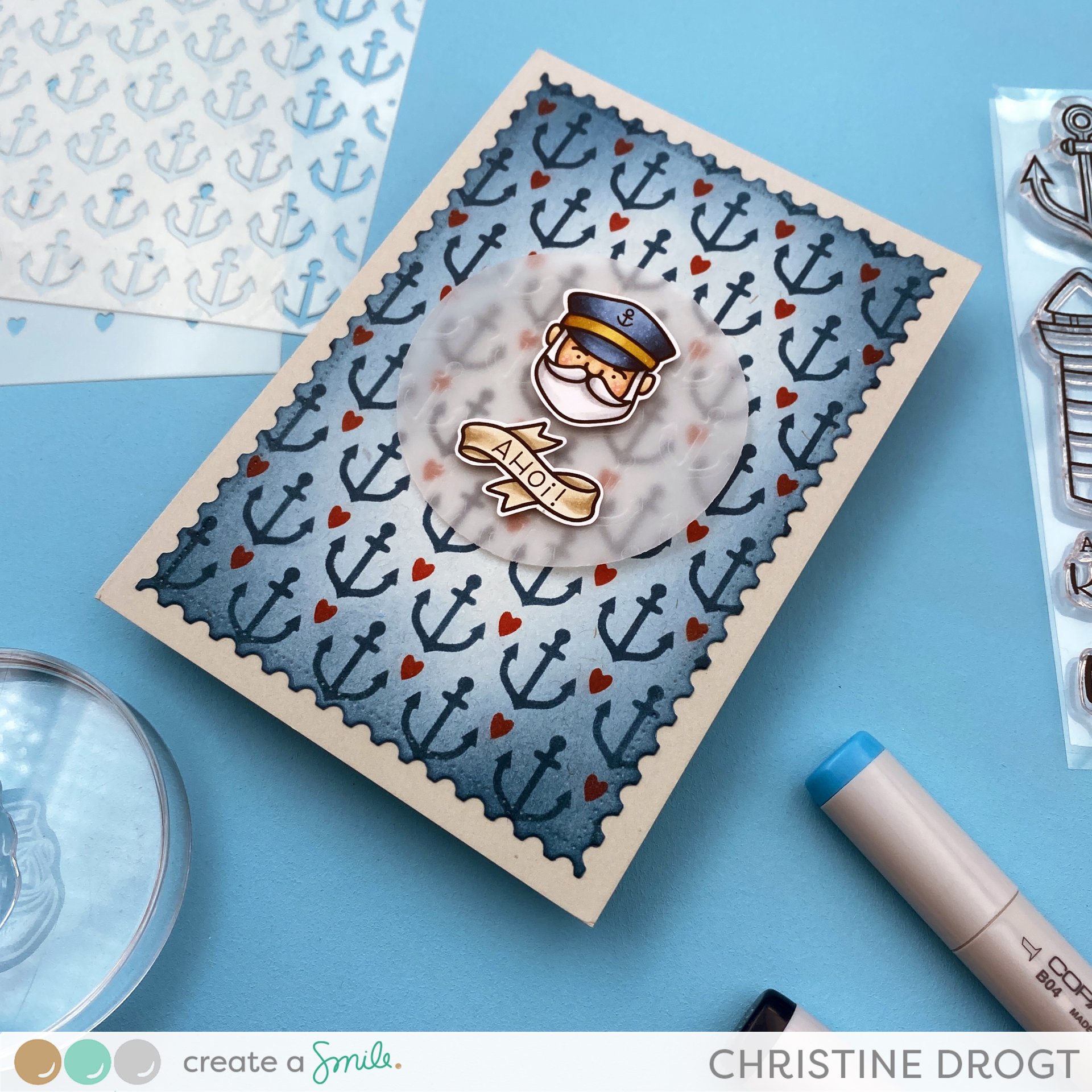 Stempel A6 Anchored | Englisch | SW12009.2