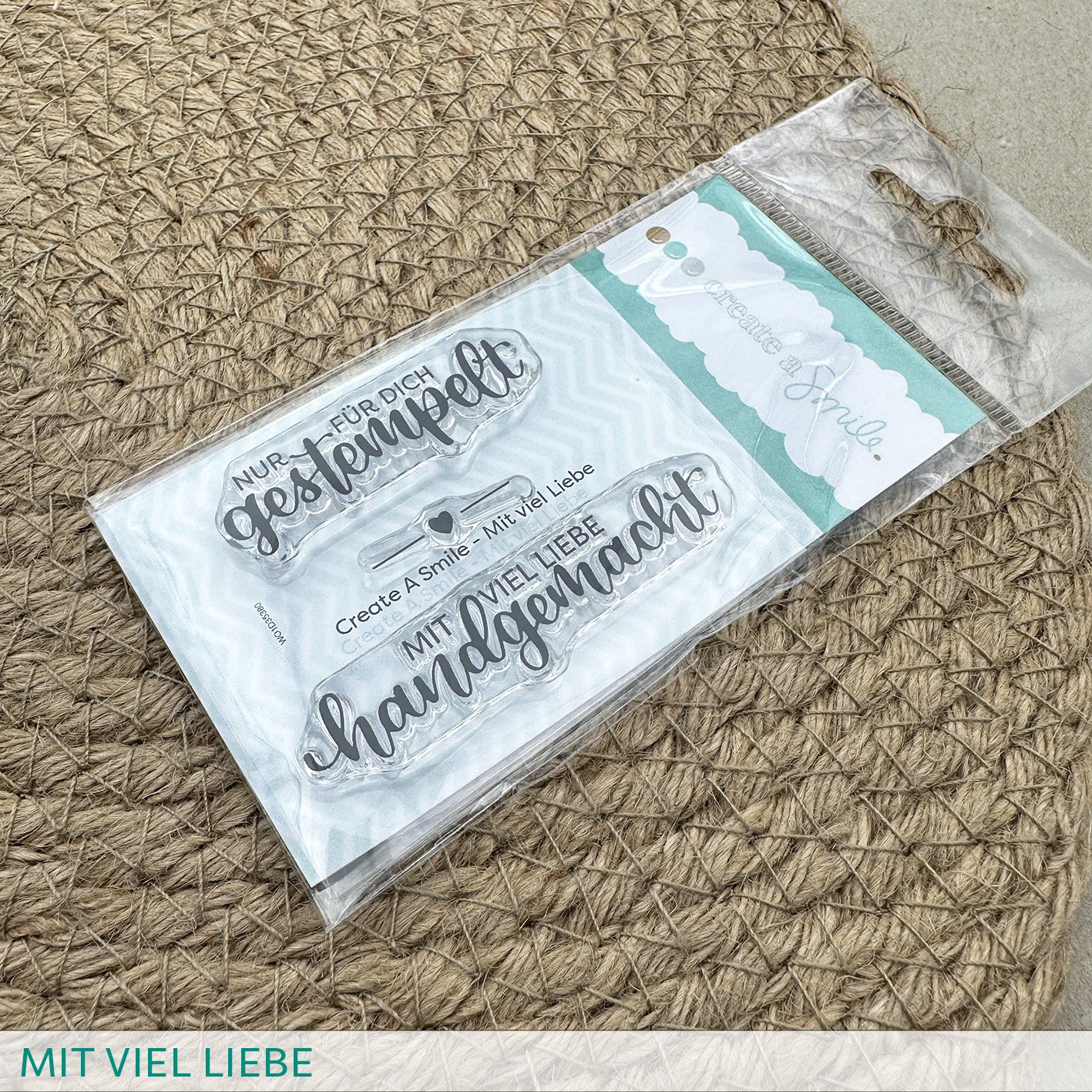 Stempel A8 Mit viel Liebe | Deutsch | SW12106.1