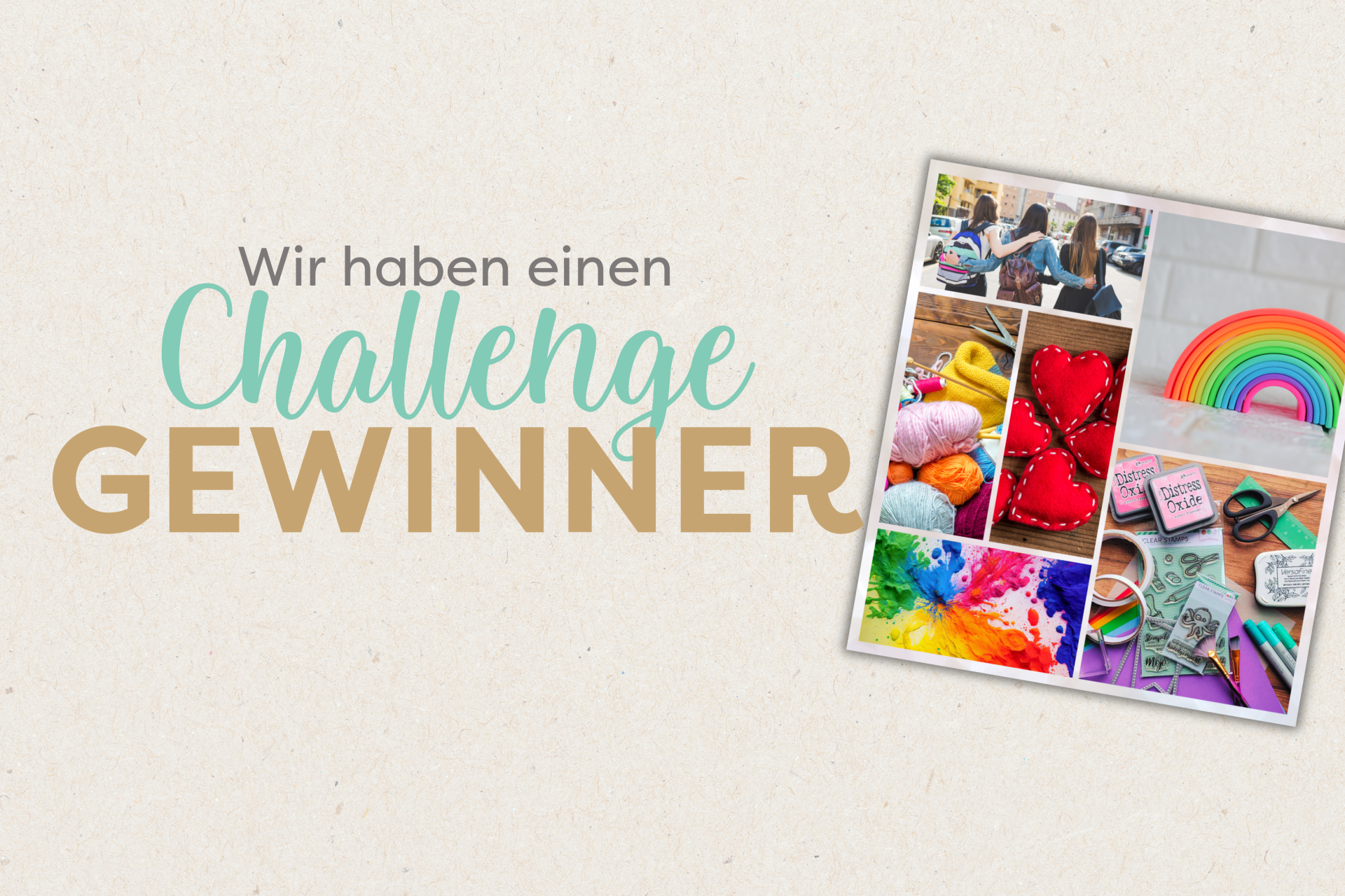 Wir haben einen Create A Smile Challenge Gewinner!